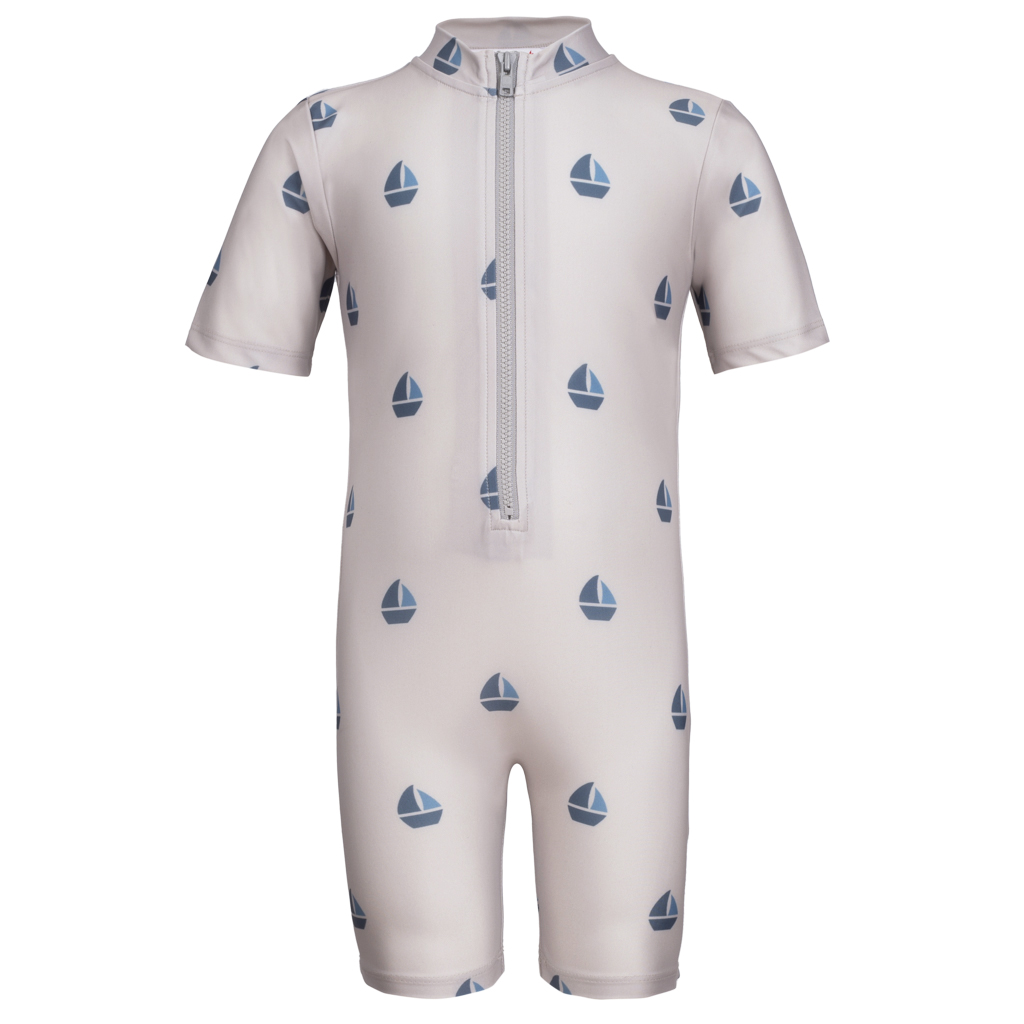 Natsu sunsuit S/S - sand-boat - Petit Crabe