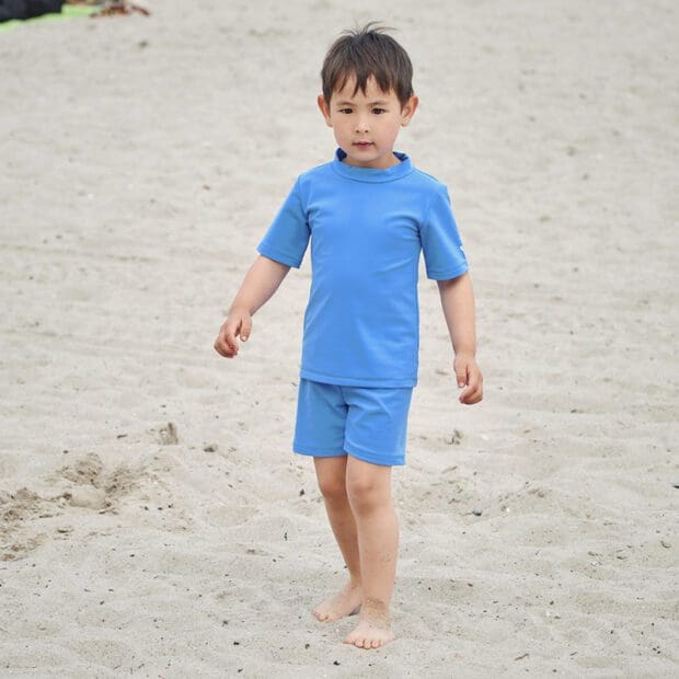 Alex Swim shorts - azure - Petit Crabe
