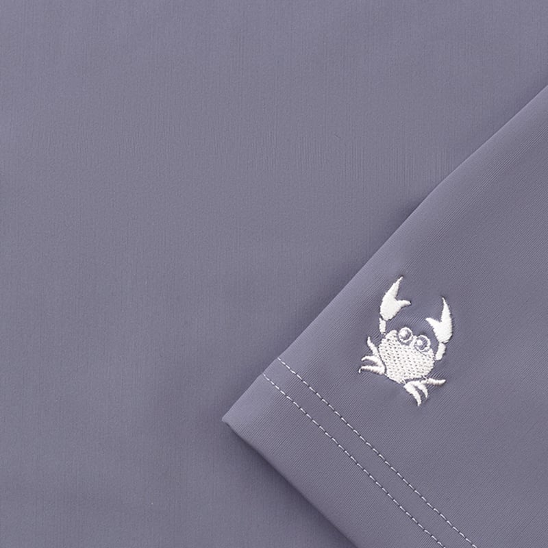 Enzo Man UV-Swimshirt L/S - midnight-fog - Petit Crabe