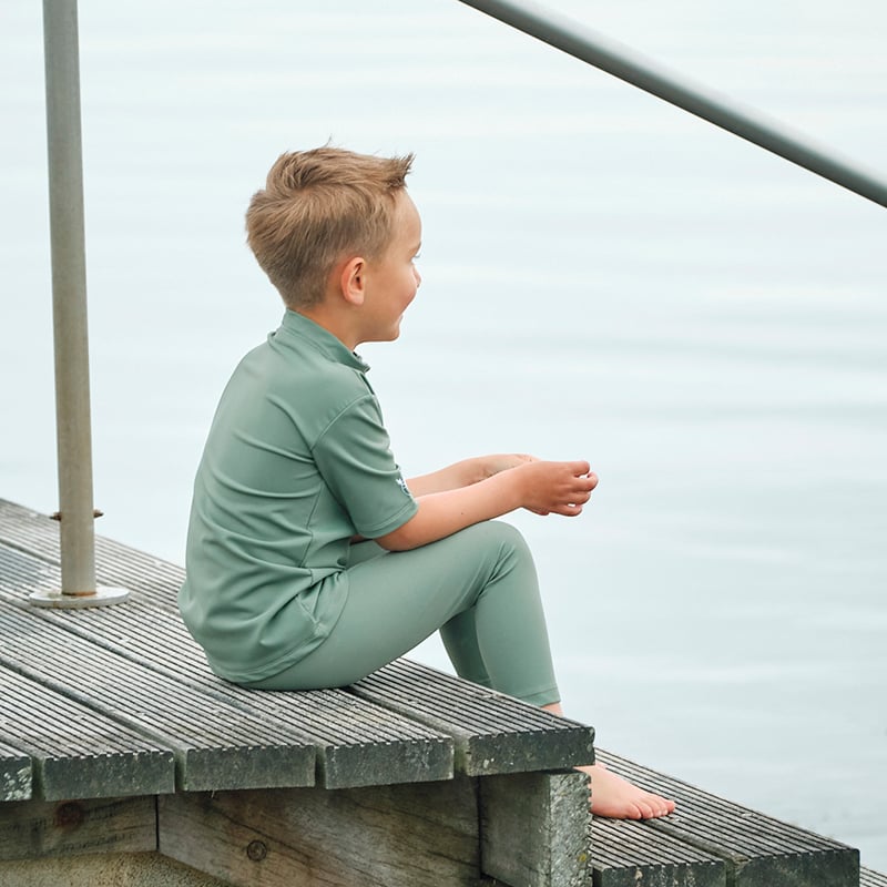 Fly UV-Leggings - army - Petit Crabe