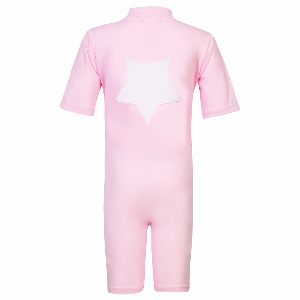 Noe STAR sunsuit S/S - ballerina - Petit Crabe