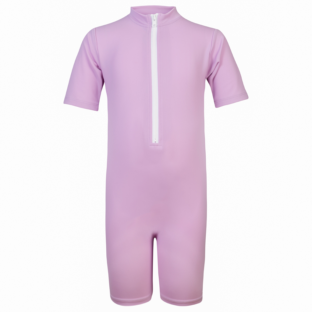 Noe STAR sunsuit S/S - mauve - Petit Crabe