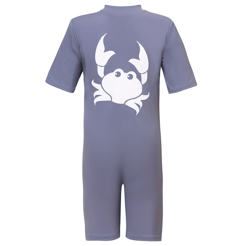 Noe CRAB Sunsuit S/S - midnight-fog - Petit Crabe