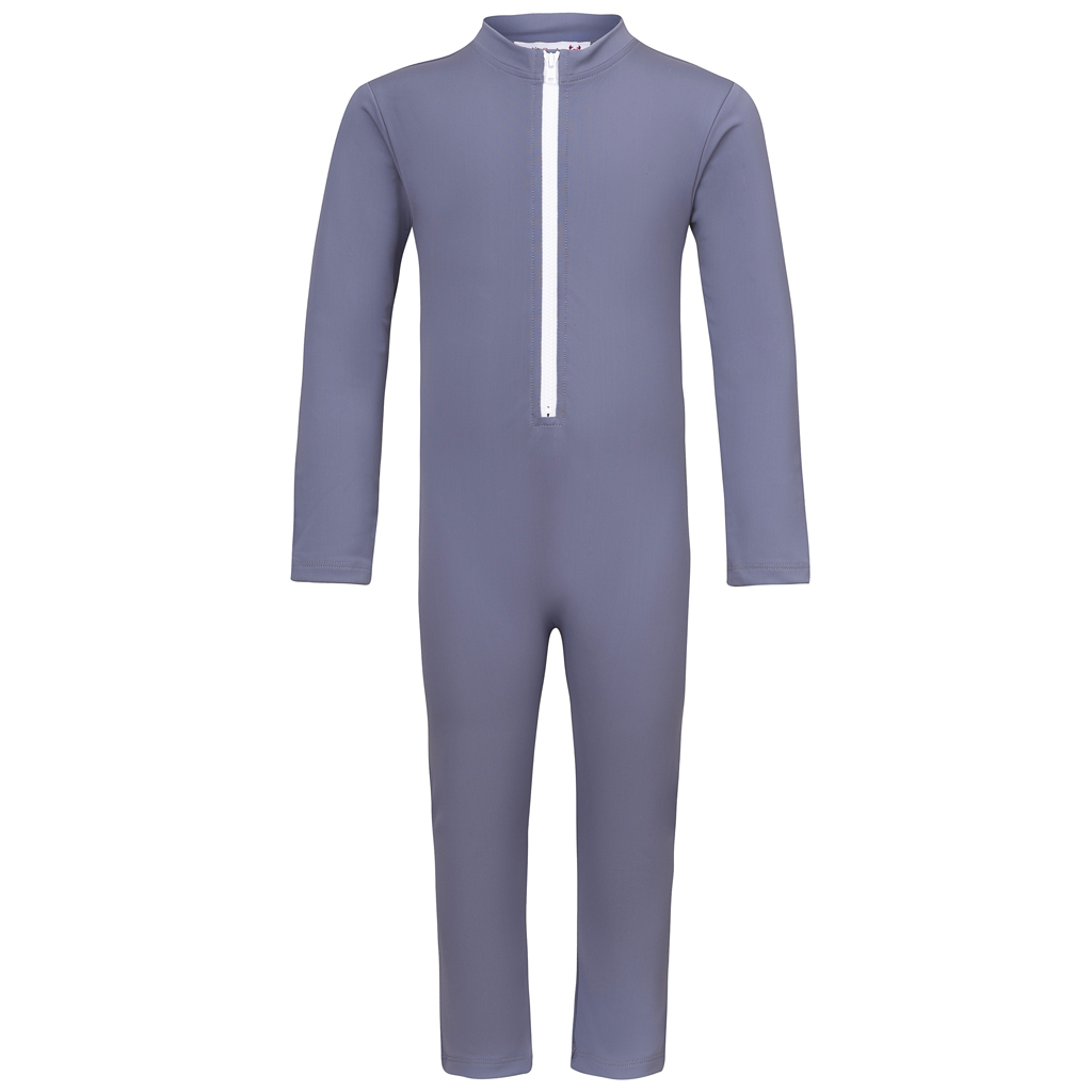 Lou BOAT Sunsuit L/S - midnight-fog - Petit Crabe