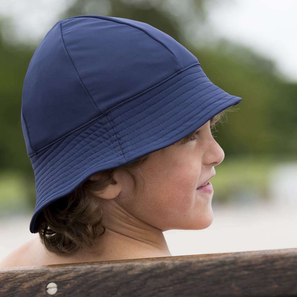 Frey Sun hat - blue - Petit Crabe