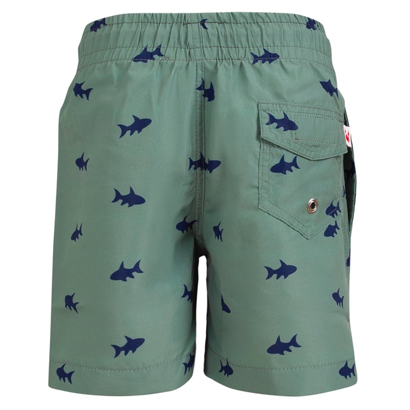 Boardie Swim Shorts - army-fish - Petit Crabe