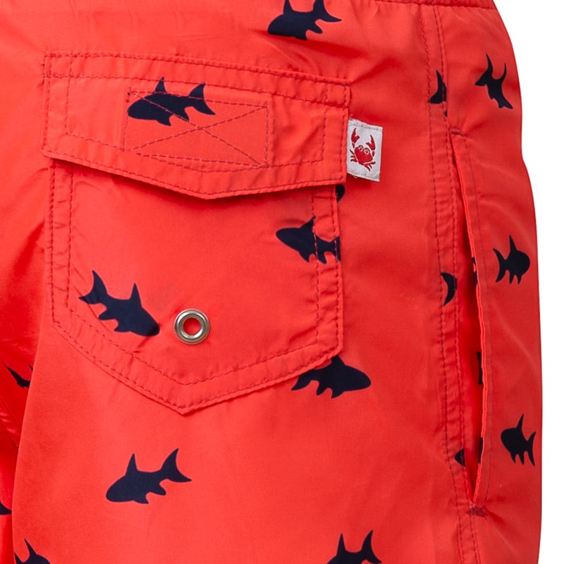 Boardie Swim Shorts - neon-ocen-fish - Petit Crabe