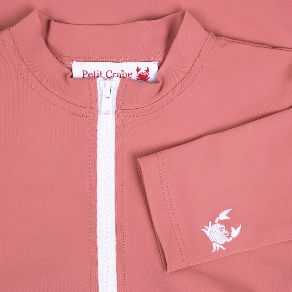 Combi Sunsuit - flamingo - Petit Crabe