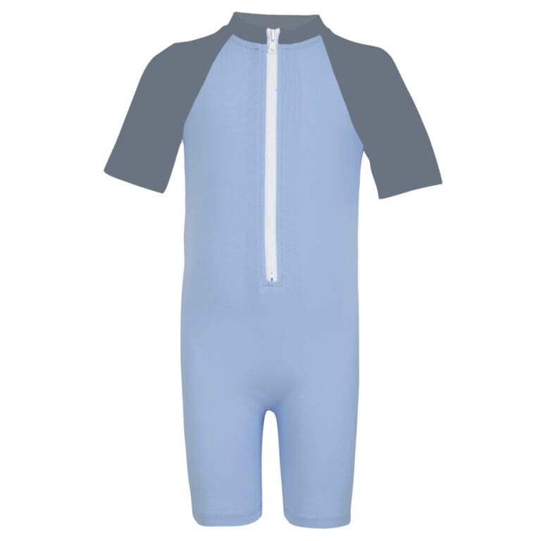 Multi Color Sunsuit S/S - breeze - Petit Crabe