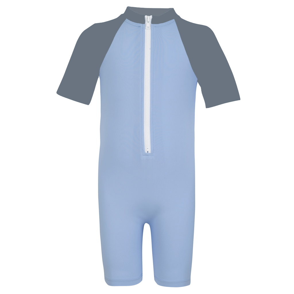 Multi Color Sunsuit S/S - breeze - Petit Crabe
