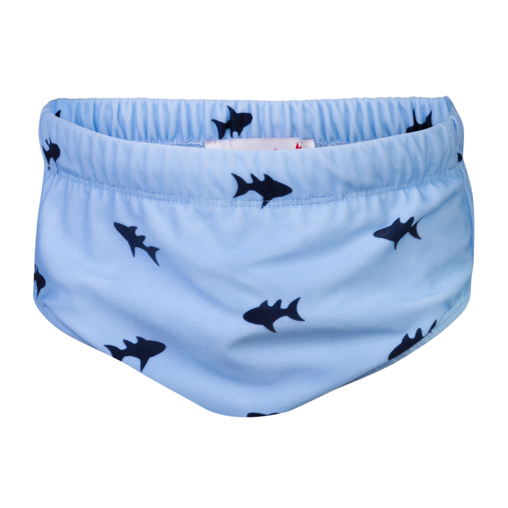 Leo Swim nappy - blue-fish - Petit Crabe