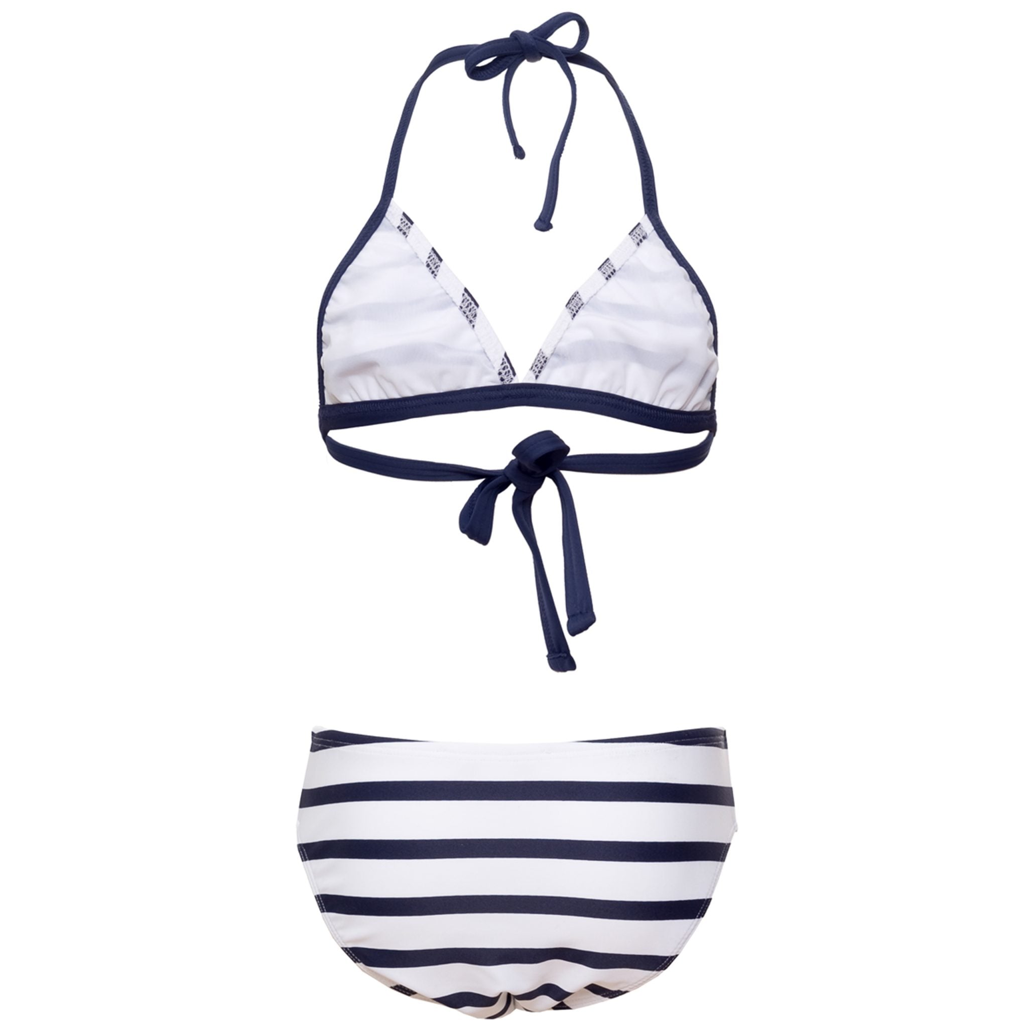 Elle Triangle bikini - white-blue - Petit Crabe