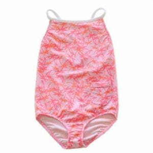 Barbara Swimsuit - girl-palms - Petit Crabe