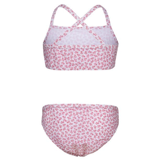 Louise bikini - rose-flowers - Petit Crabe