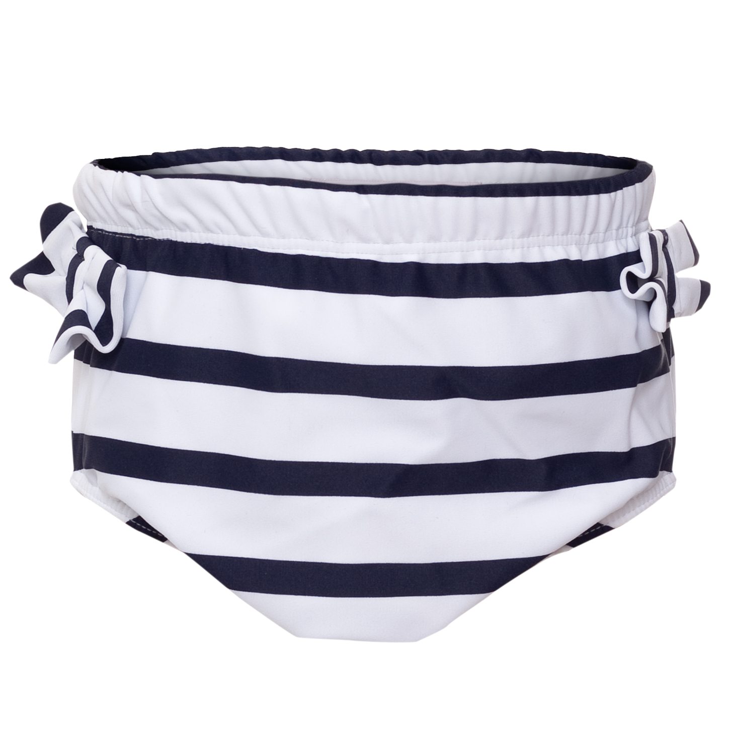 Lea Swim nappy - white-blue - Petit Crabe