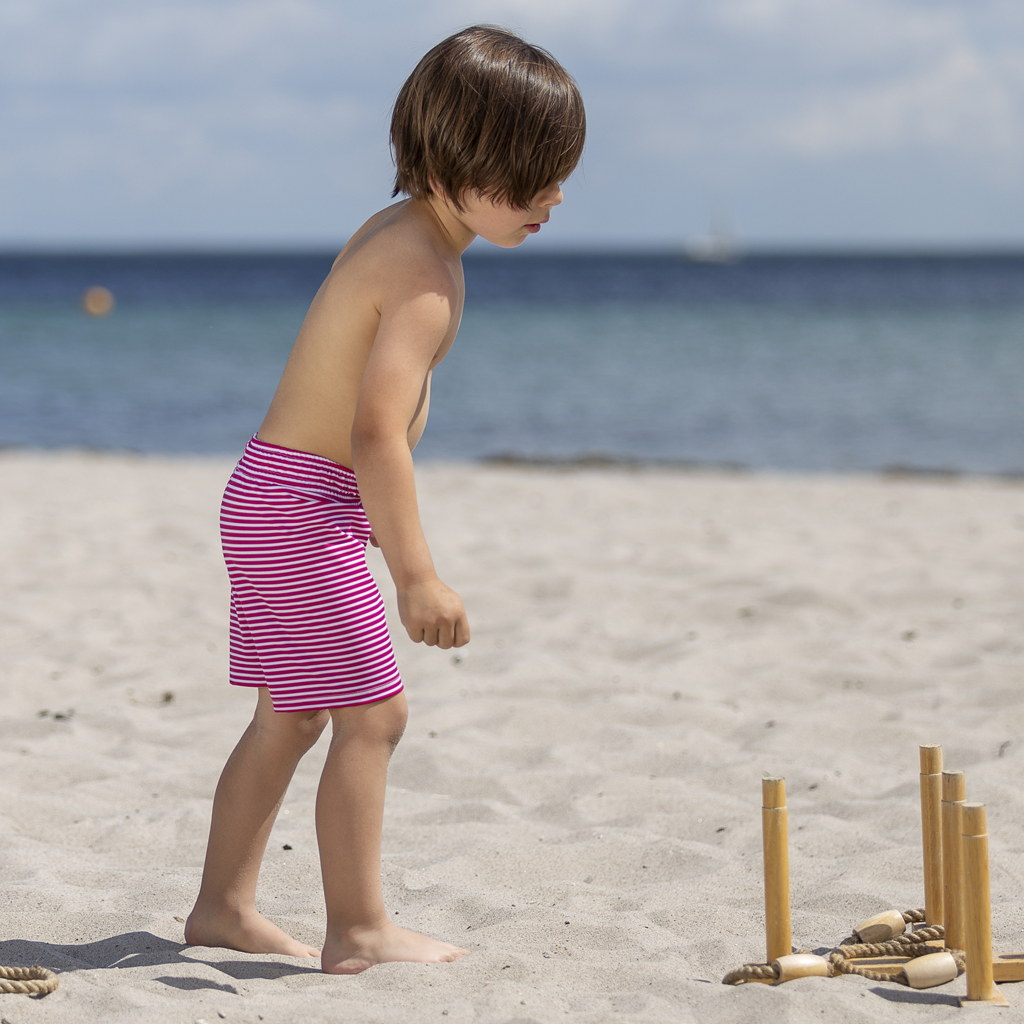 알렉스 수영 쇼츠 Alex Swim shorts Swim shorts - amaranth-white - Petit Crabe