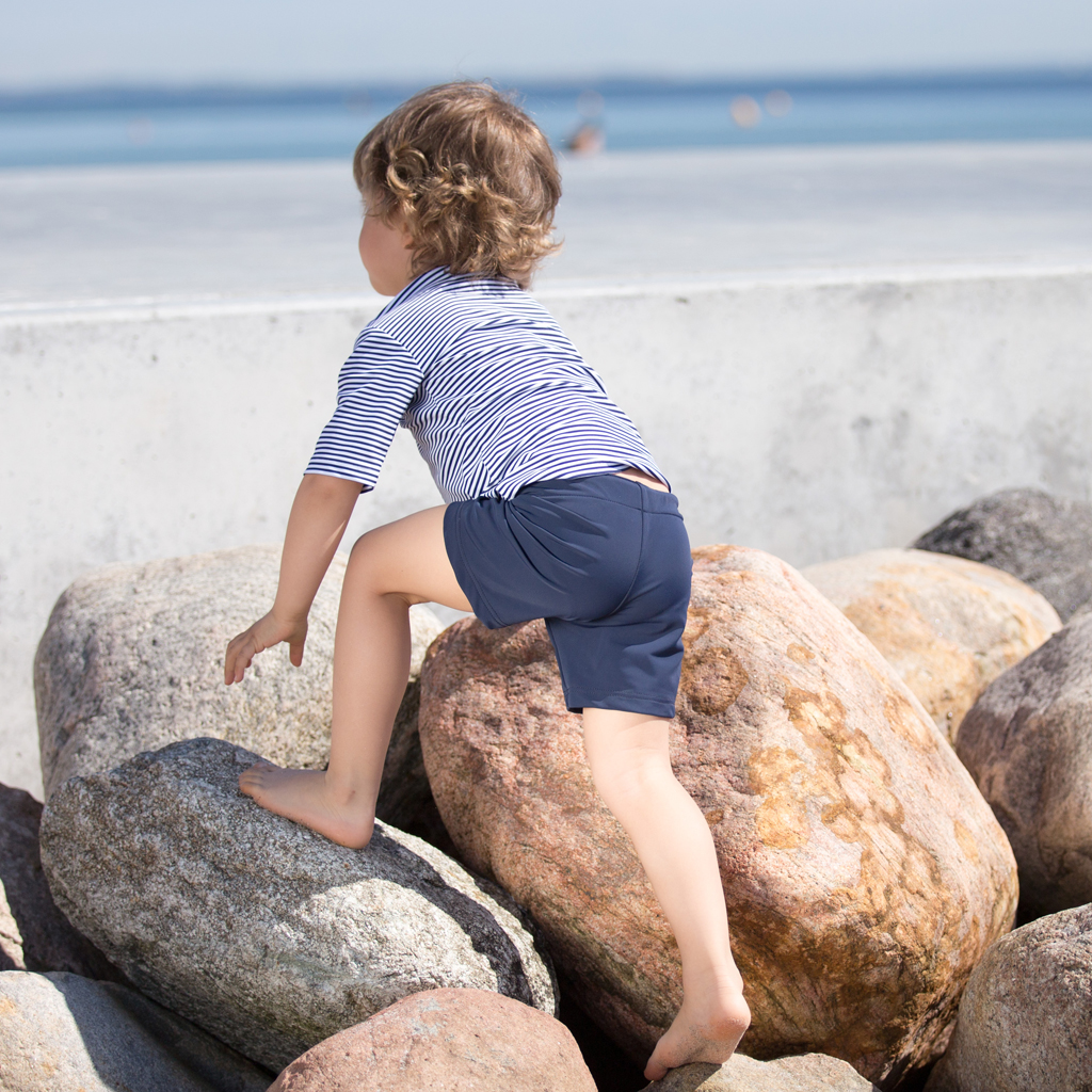 Alex Swim shorts - blue - Petit Crabe