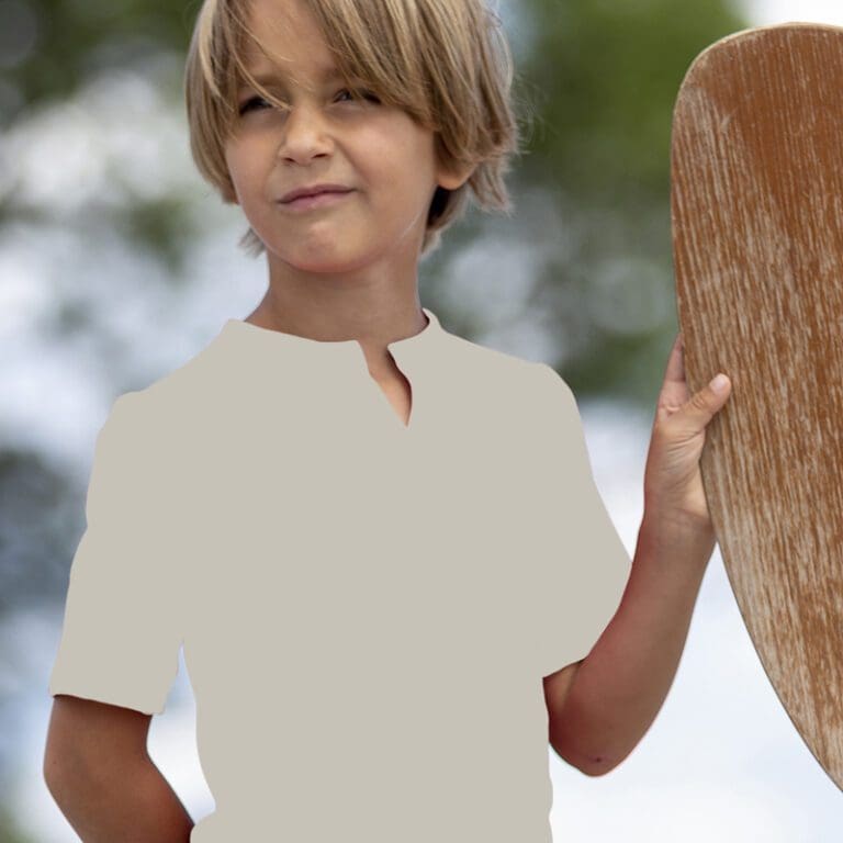 Hugo CHIEF China collar - cappuccino - Petit Crabe