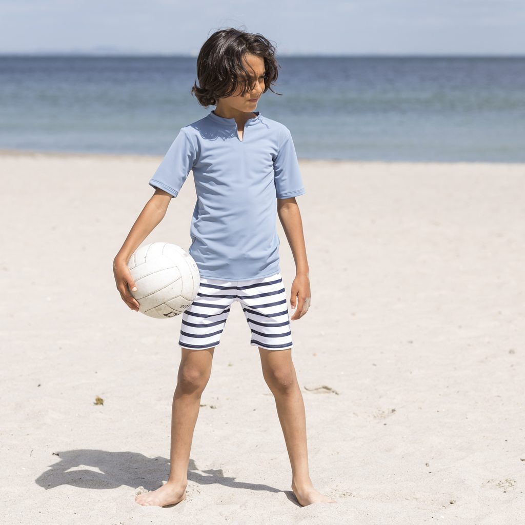 Hugo CHIEF China collar - petrol - Petit Crabe