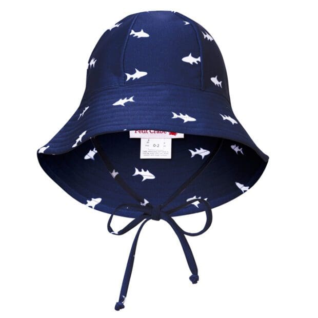 Frey Sun hat - blue-ocean-fish - Petit Crabe