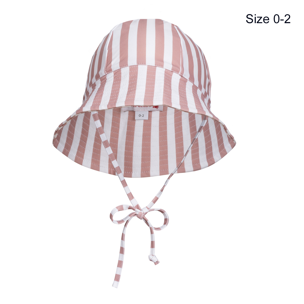 Frey Sun hat - candy-stripes - Petit Crabe