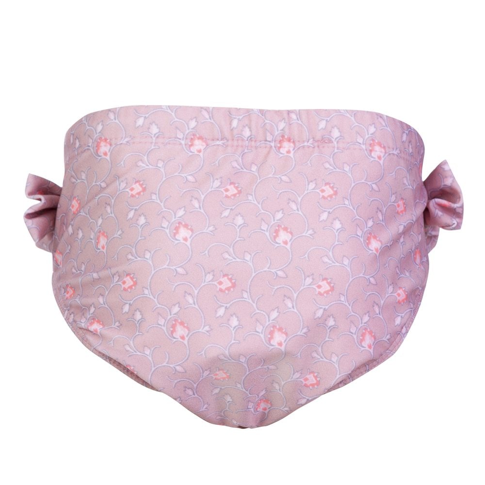 Lea Swim nappy - floral-soft-rose - Petit Crabe
