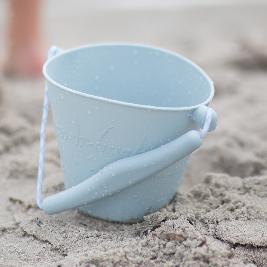 Bucket in Duck Egg Blue from Scrunch - Petit Crabe