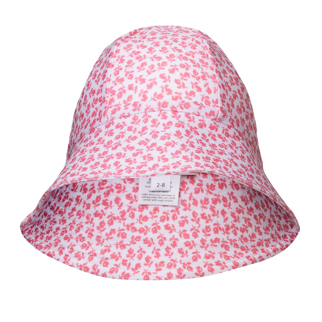 Frey UV sun hat - rose-flowers - Petit Crabe