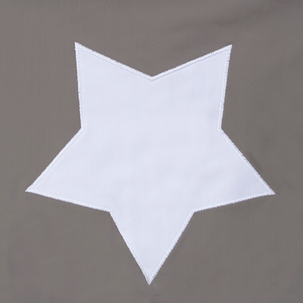 Noe STAR sunsuit S/S - taupe - Petit Crabe