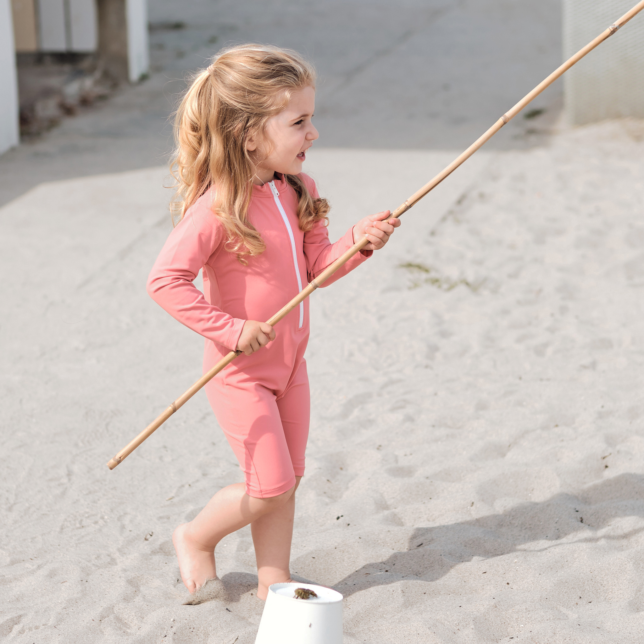 Combi Sunsuit - lemonade - Petit Crabe