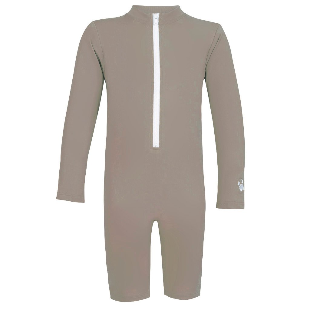 Combi Sunsuit - taupe - Petit Crabe