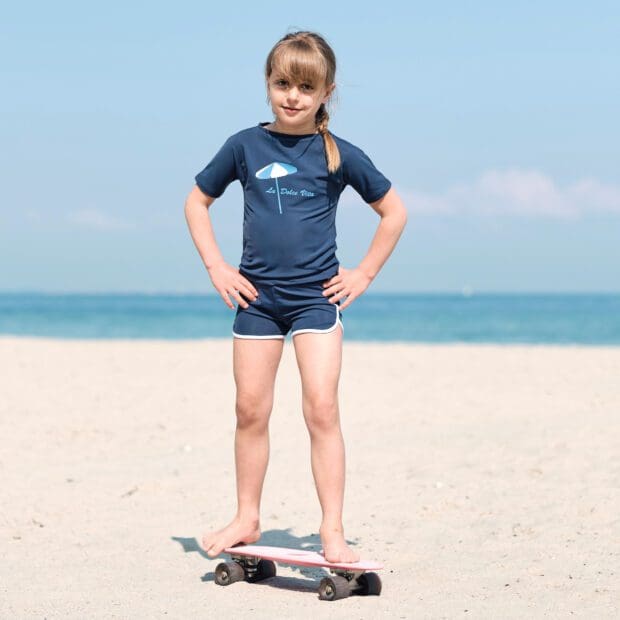 Alexa Swim shorts - blue - Petit Crabe