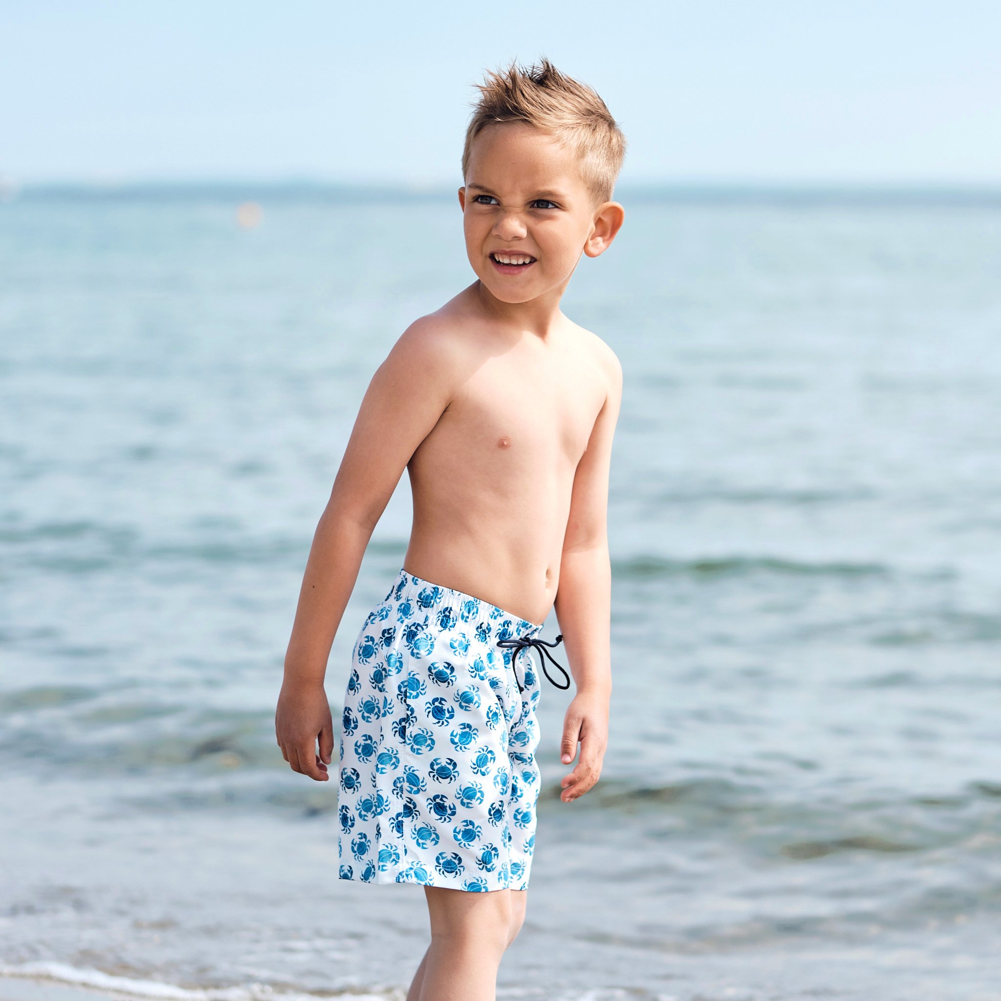 Boardie Swim Shorts - XL crabs - Petit Crabe