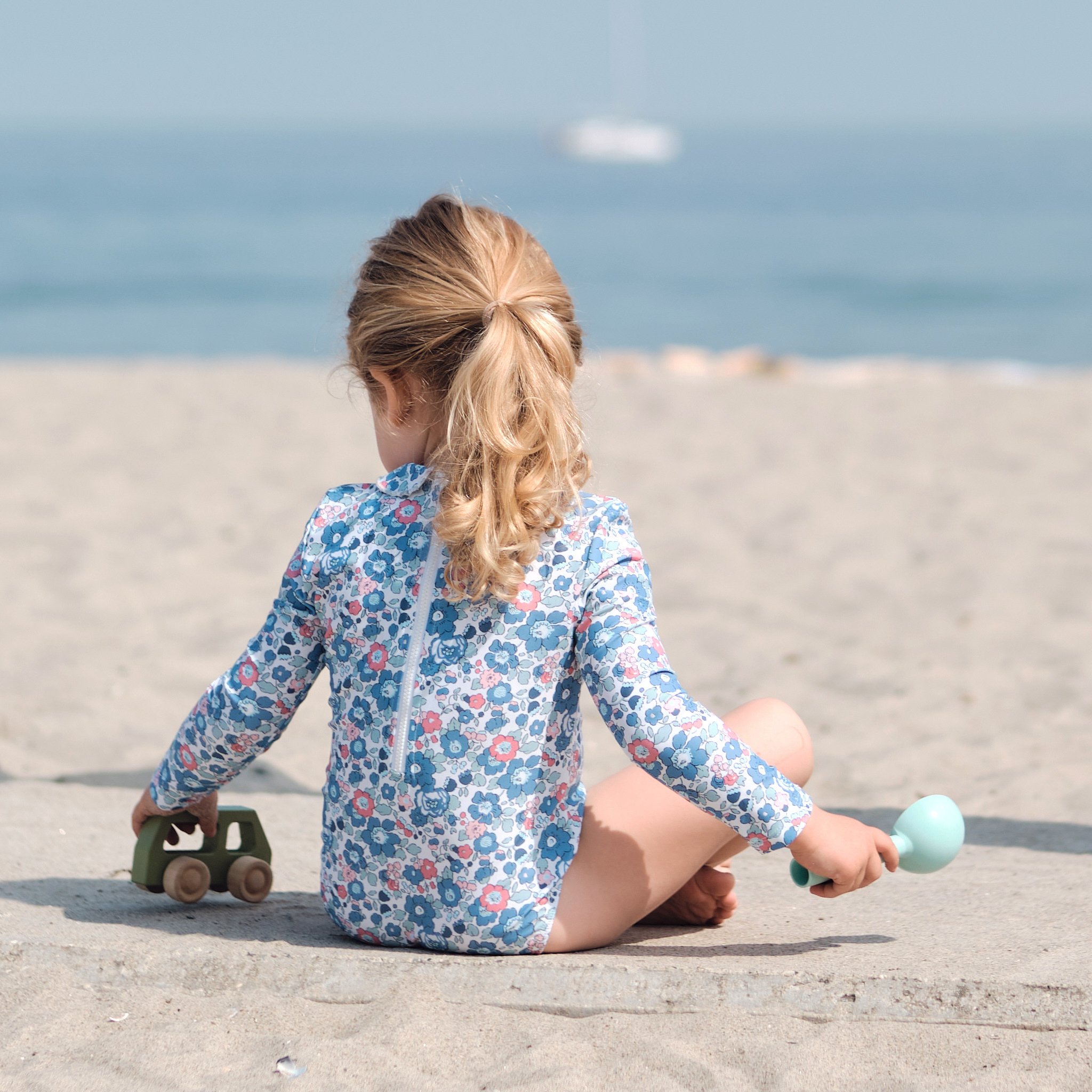 Peeter Pan collar Swimsuit L/S - "betsy B" Made with Liberty fabric ...