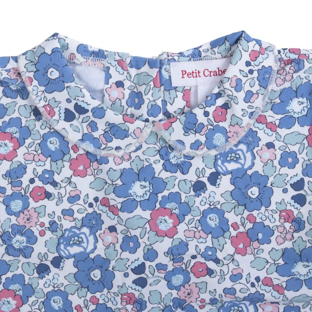 Peeter Pan collar Swimsuit L/S - "betsy B" Made with Liberty fabric ...