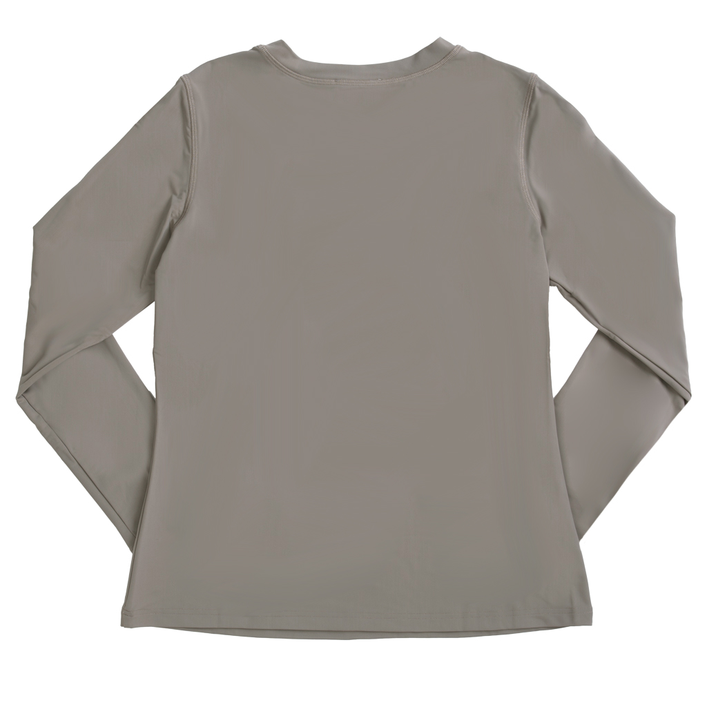 Elle Woman Swimshirt L/S - taupe - Petit Crabe
