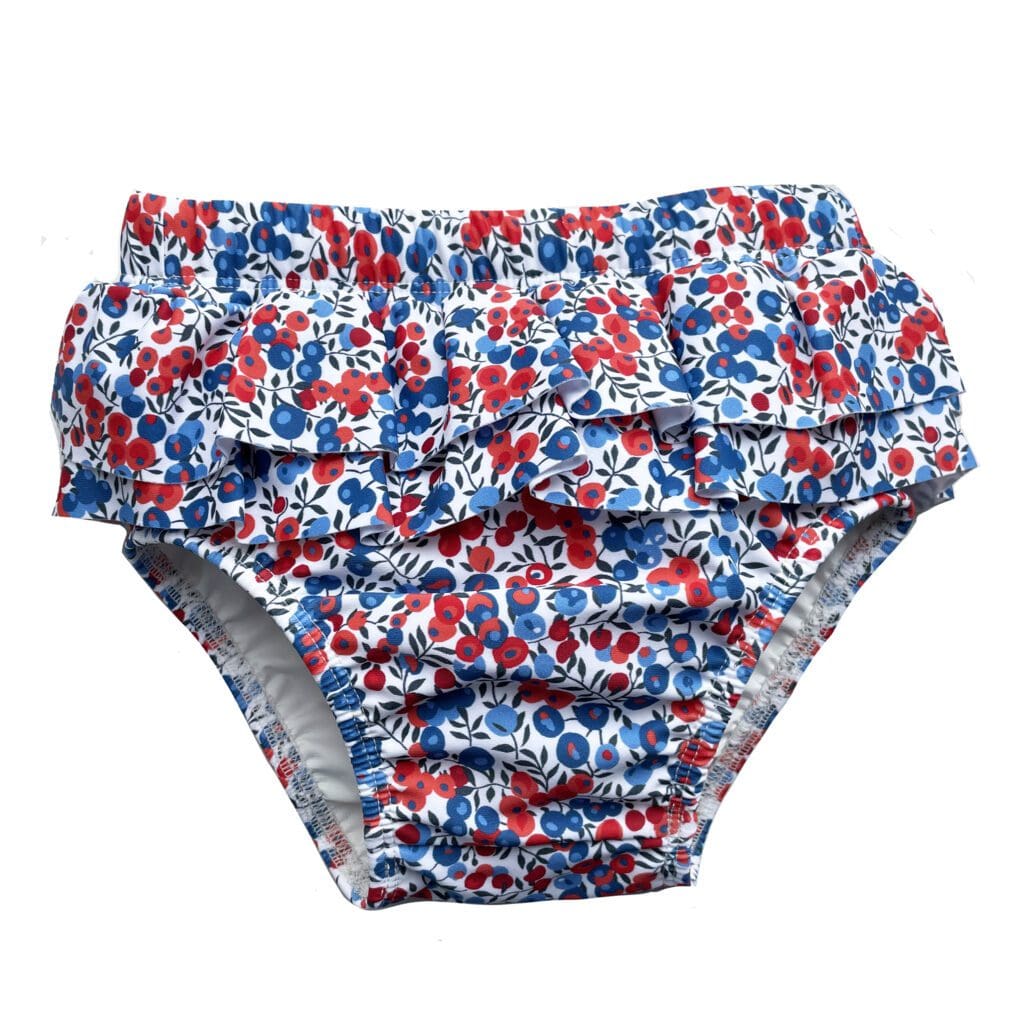 Ida Swim nappy - “wiltshire” Made with Liberty fabric - Petit Crabe