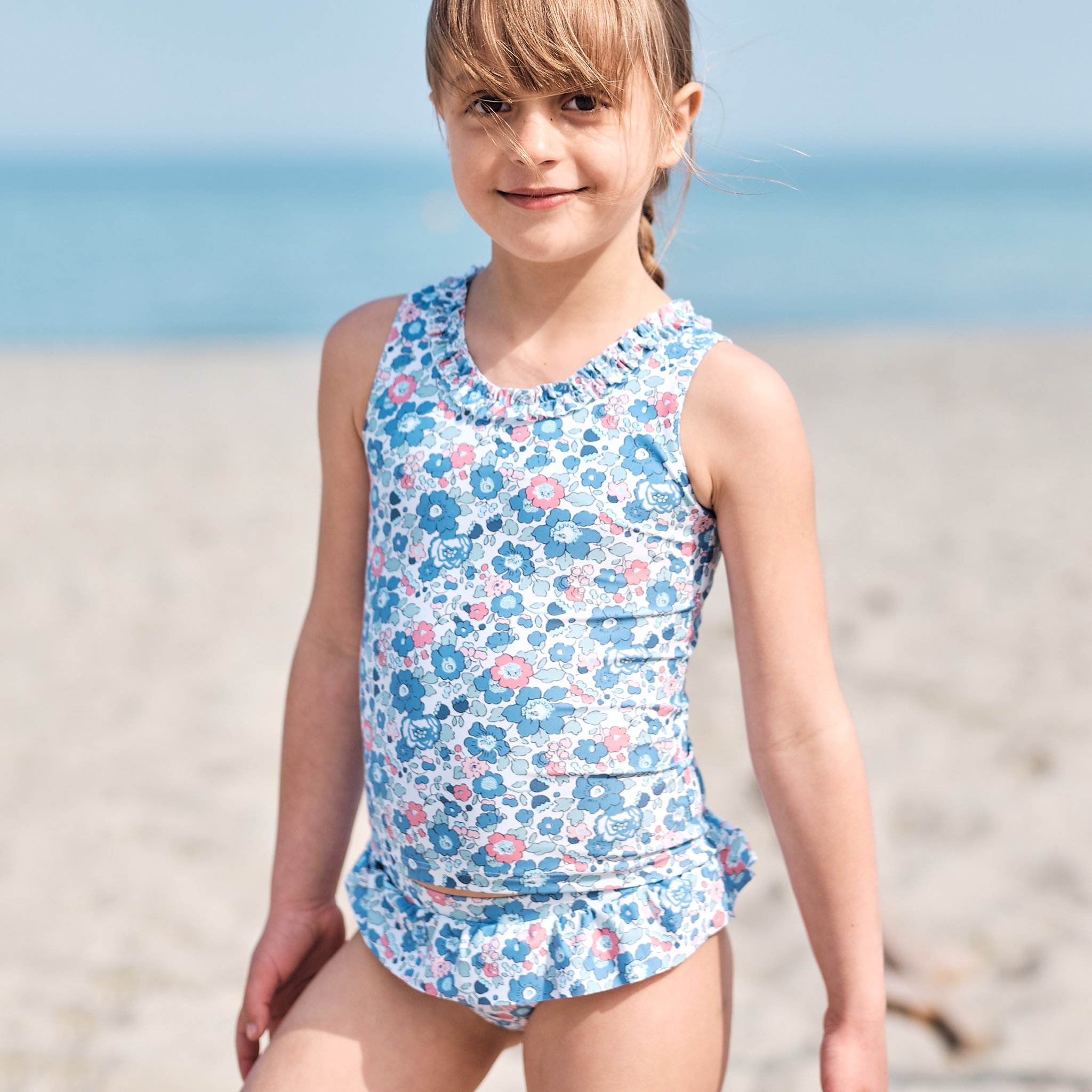Olivia Tankini - “betsy B” Made with Liberty fabric - Petit Crabe