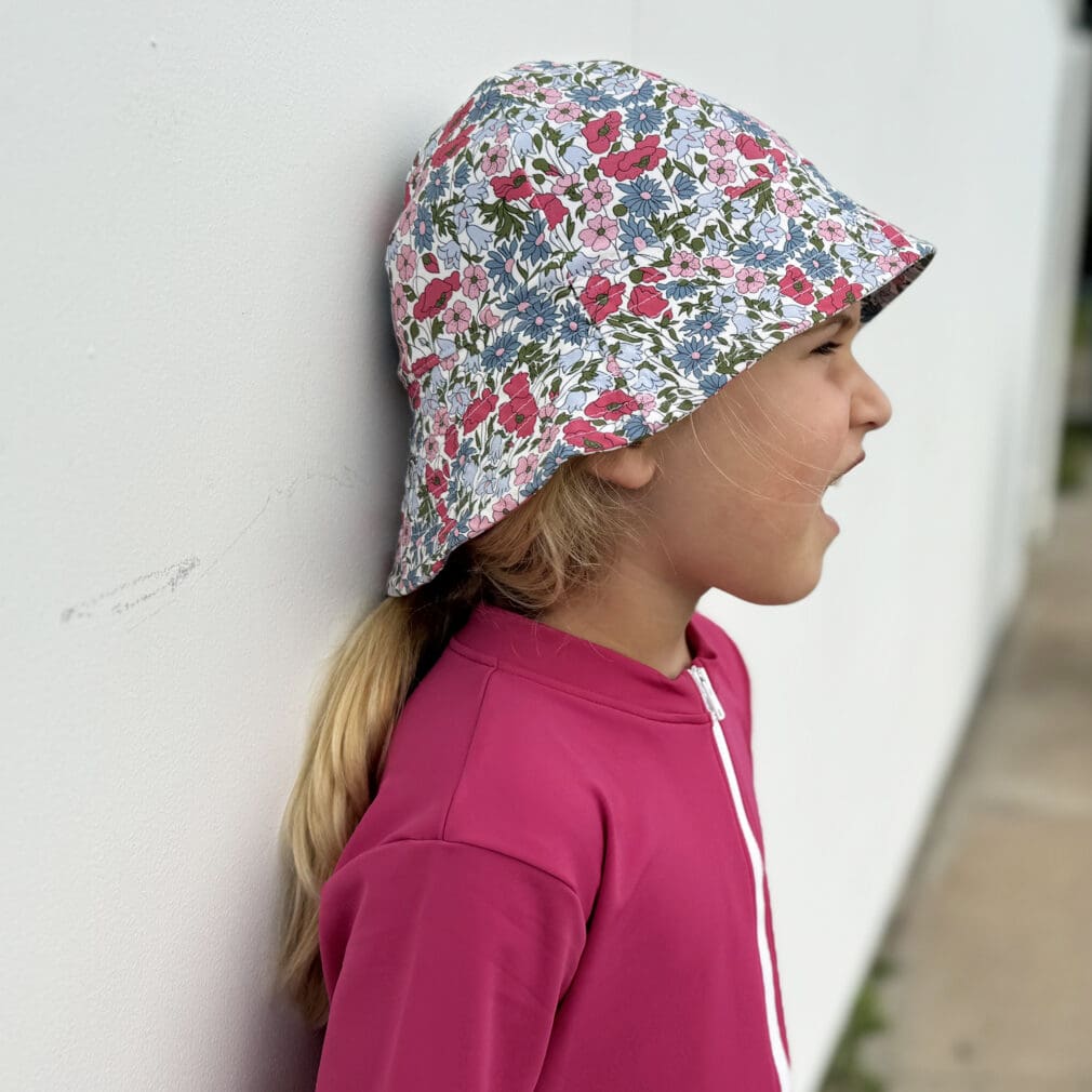 Lou BASIC UV-sunsuit L/S – mulberry - Petit Crabe