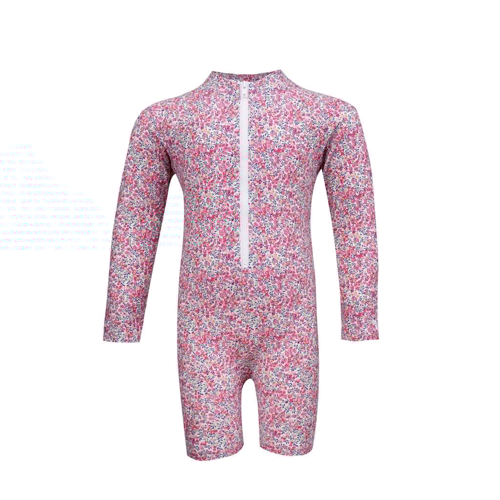 Combi sunsuit – “wiltshire bud” Made with Liberty fabric - Petit Crabe