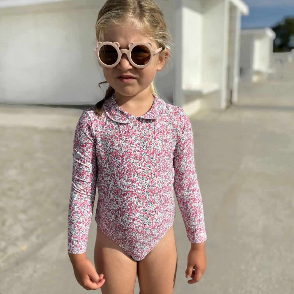 Peeter Pan collar Swimsuit L/S – “wiltshire bud” Made with Liberty ...