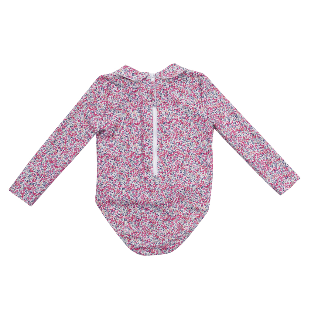 Peeter Pan collar Swimsuit L/S – “wiltshire bud” Made with Liberty ...