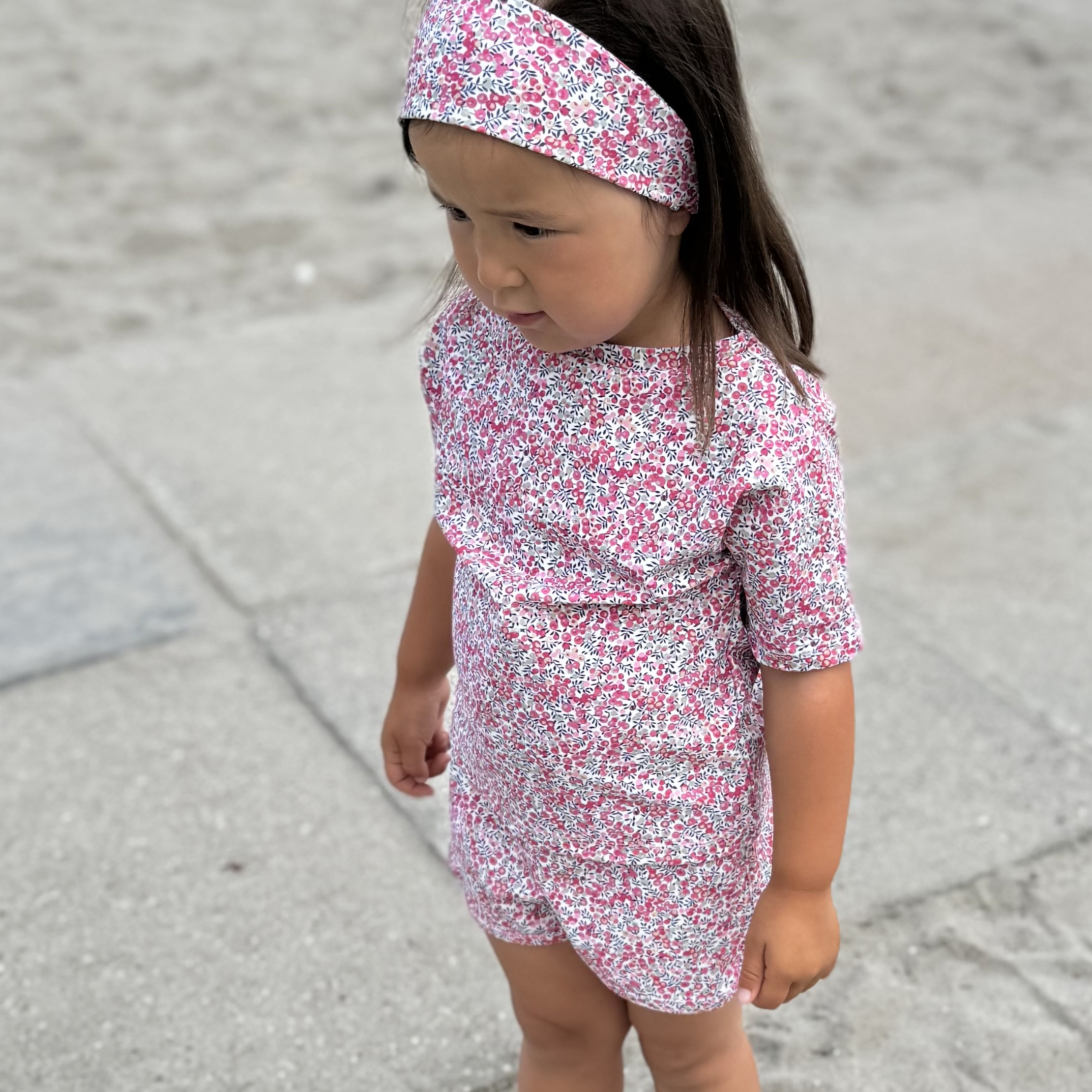 Luna Boatneck – “wiltshire bud” Made with Liberty fabric - Petit Crabe