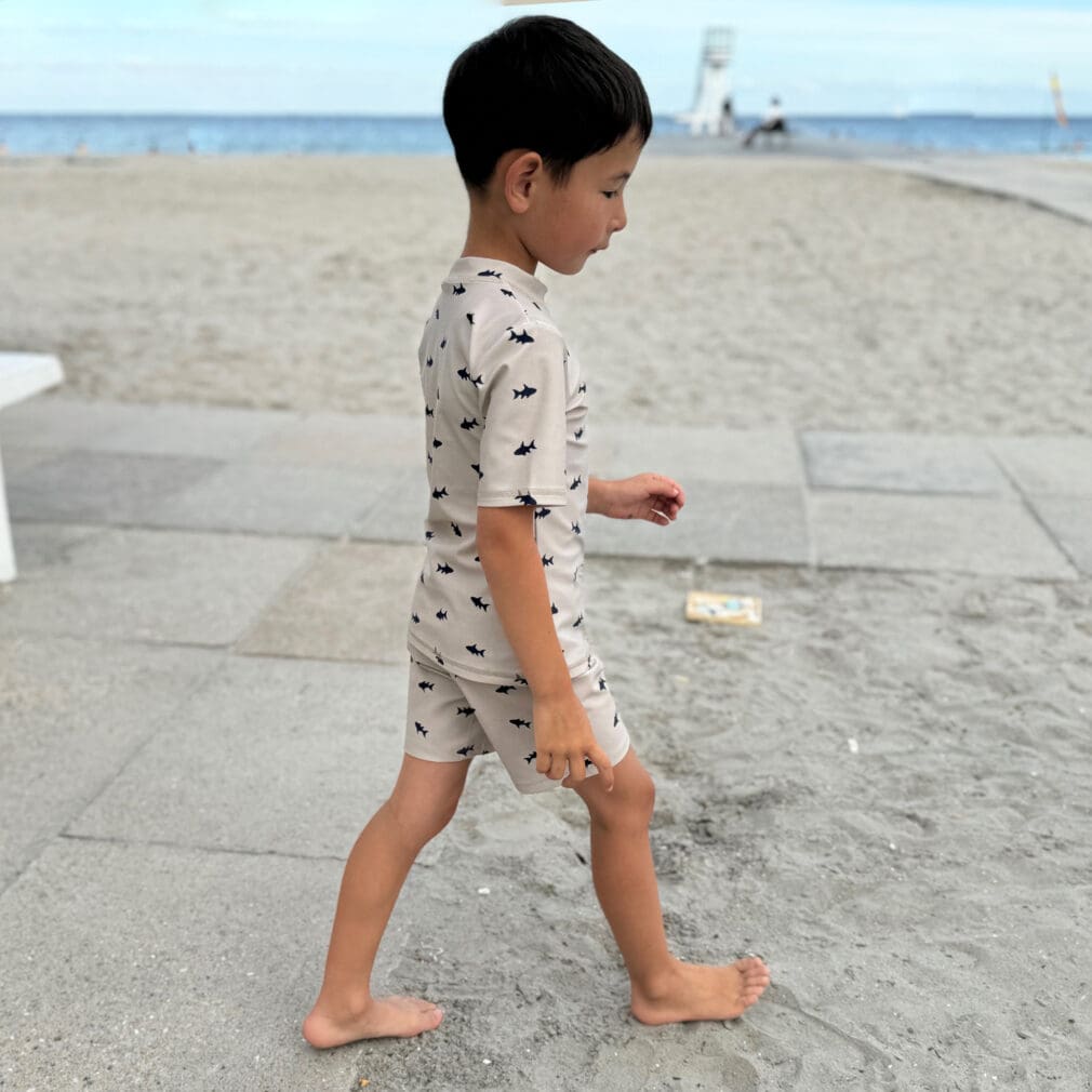 Alex Swim shorts - sand fish - Petit Crabe