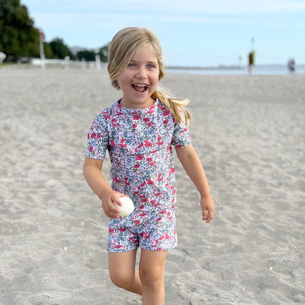 Alexa Swim shorts – “poppy & daisy P” Made with Liberty fabric - Petit ...